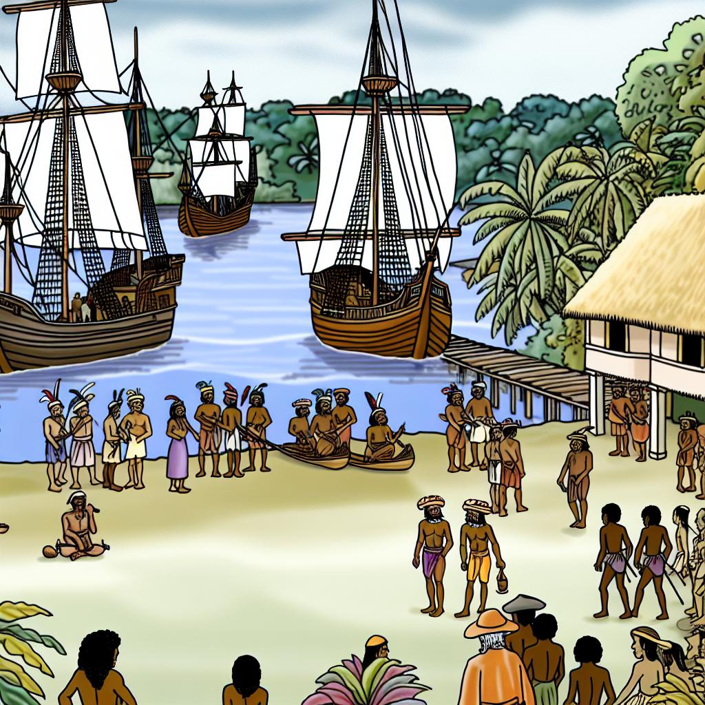 Impact of European explorers in the region